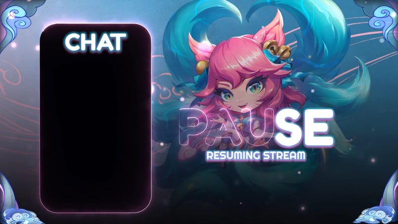 Chibi Spirit Blossom Ahri Overlays - Etsy