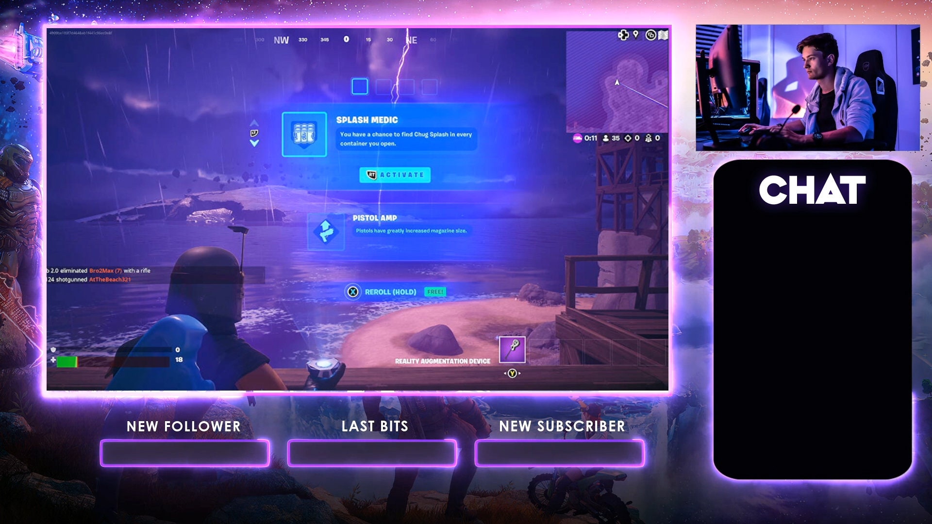 Pack Overlays Shooter Foortinite - Etsy