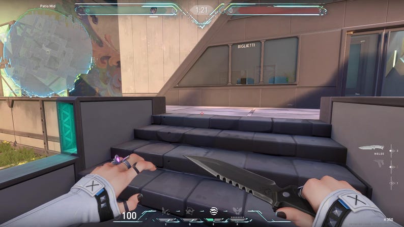 Valorant Overlay | HUD Glitch Blue - Etsy