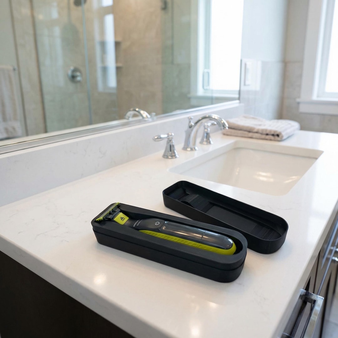 Philips Oneblade Travel Case, Slim Clamshell Shaver Box, Grooming ...
