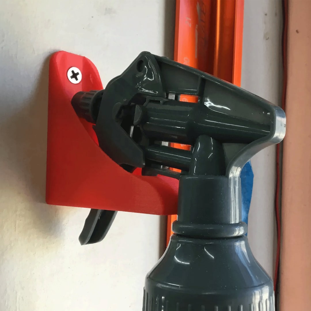 Spray Bottle Hangers, Convenient Wall Mount Hooks, Garage Organization ...