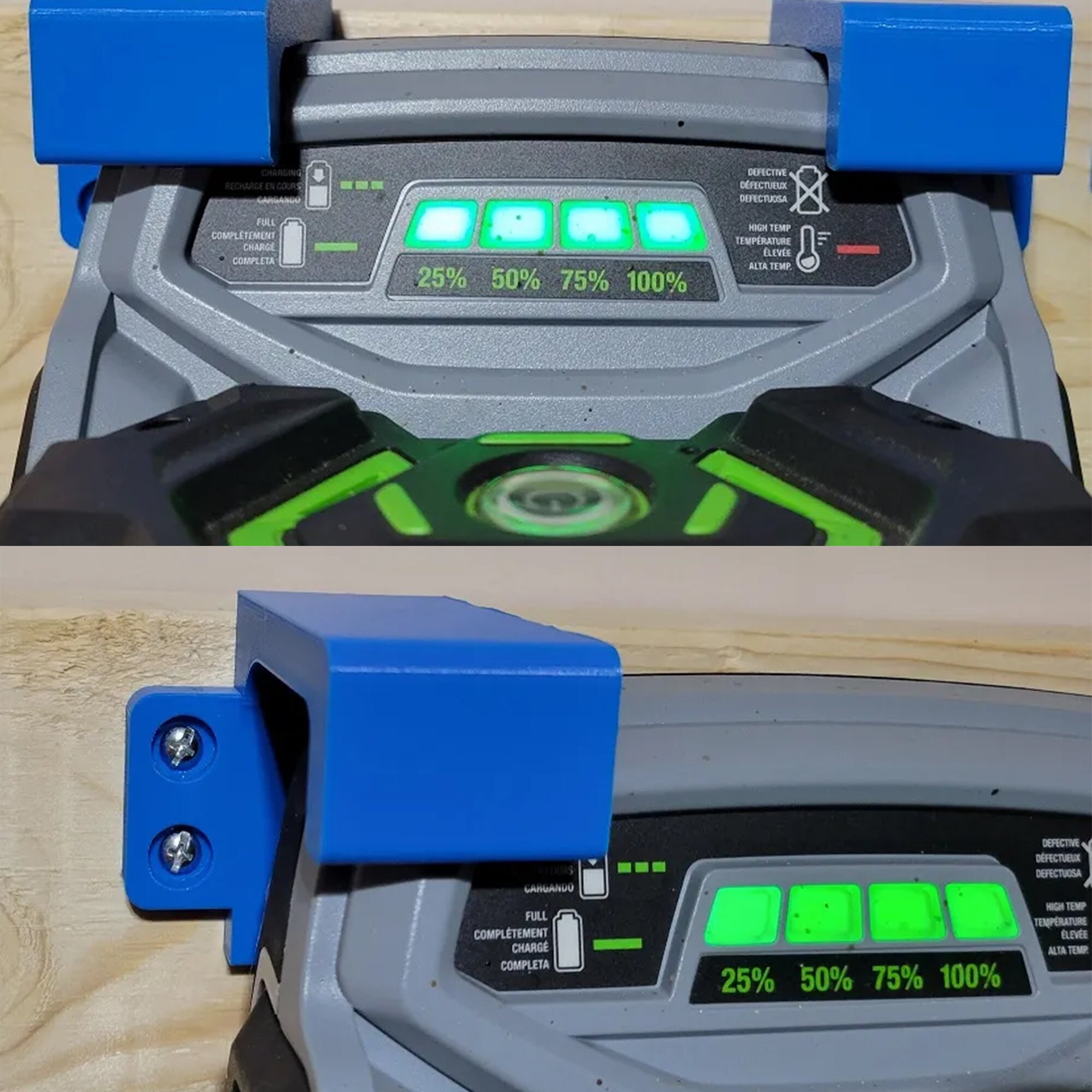 EGO Rapid Charger Bracket, Wall Mount Holder, Secure Charging Station ...