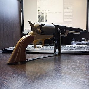 Revolver Display Stand, 3D Printed, Western Style Revolver Holder ...
