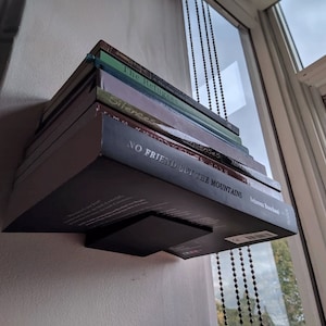 Secret Hidden Floating Bookshelf, Invisible Book Storage, Sleek Hidden ...