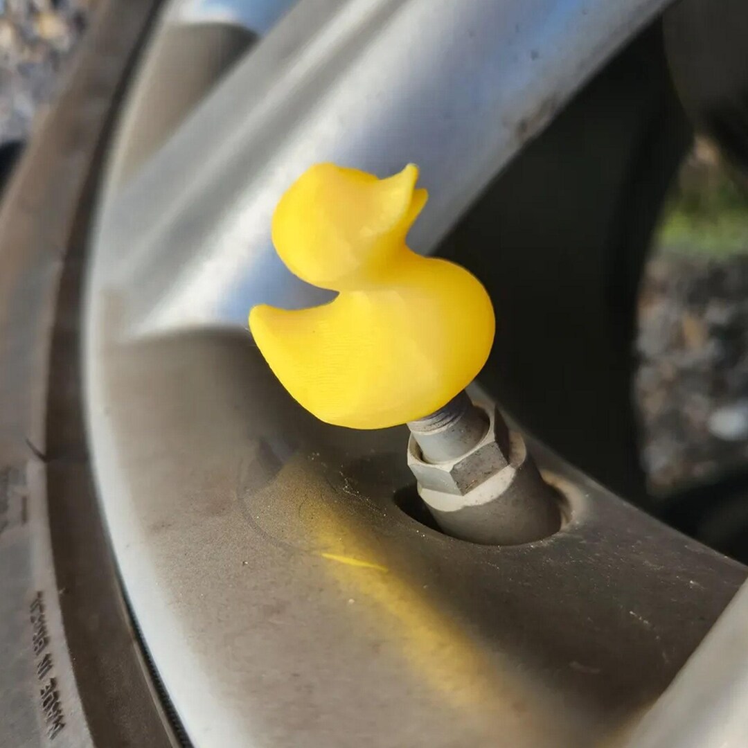 Rubber Duck Valve Stem Cap, Fun Tire Accessory, Ducky Car Decor ...