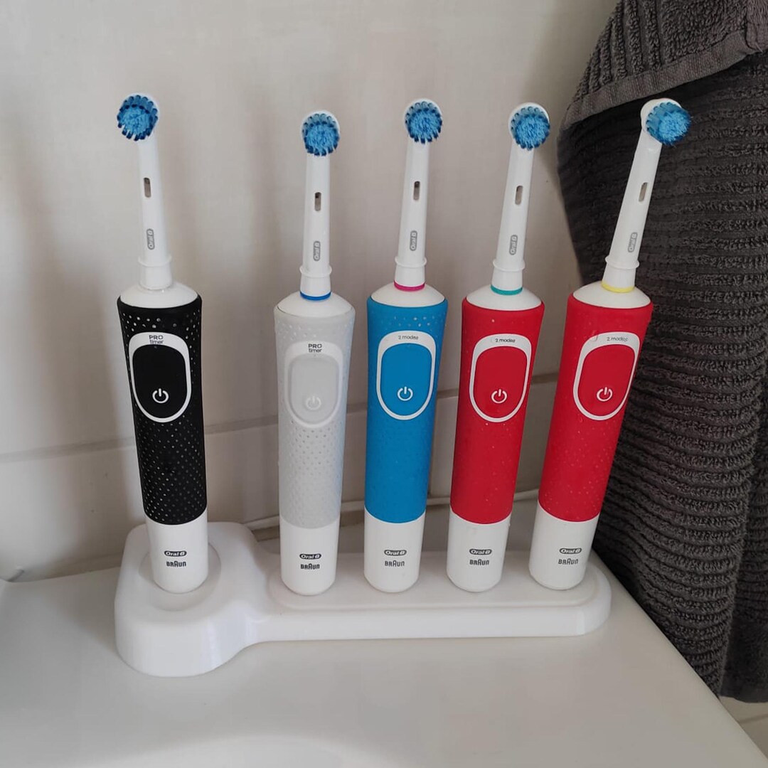 Oral-b Electric Toothbrush Stand, Family Toothbrush Docking Station ...