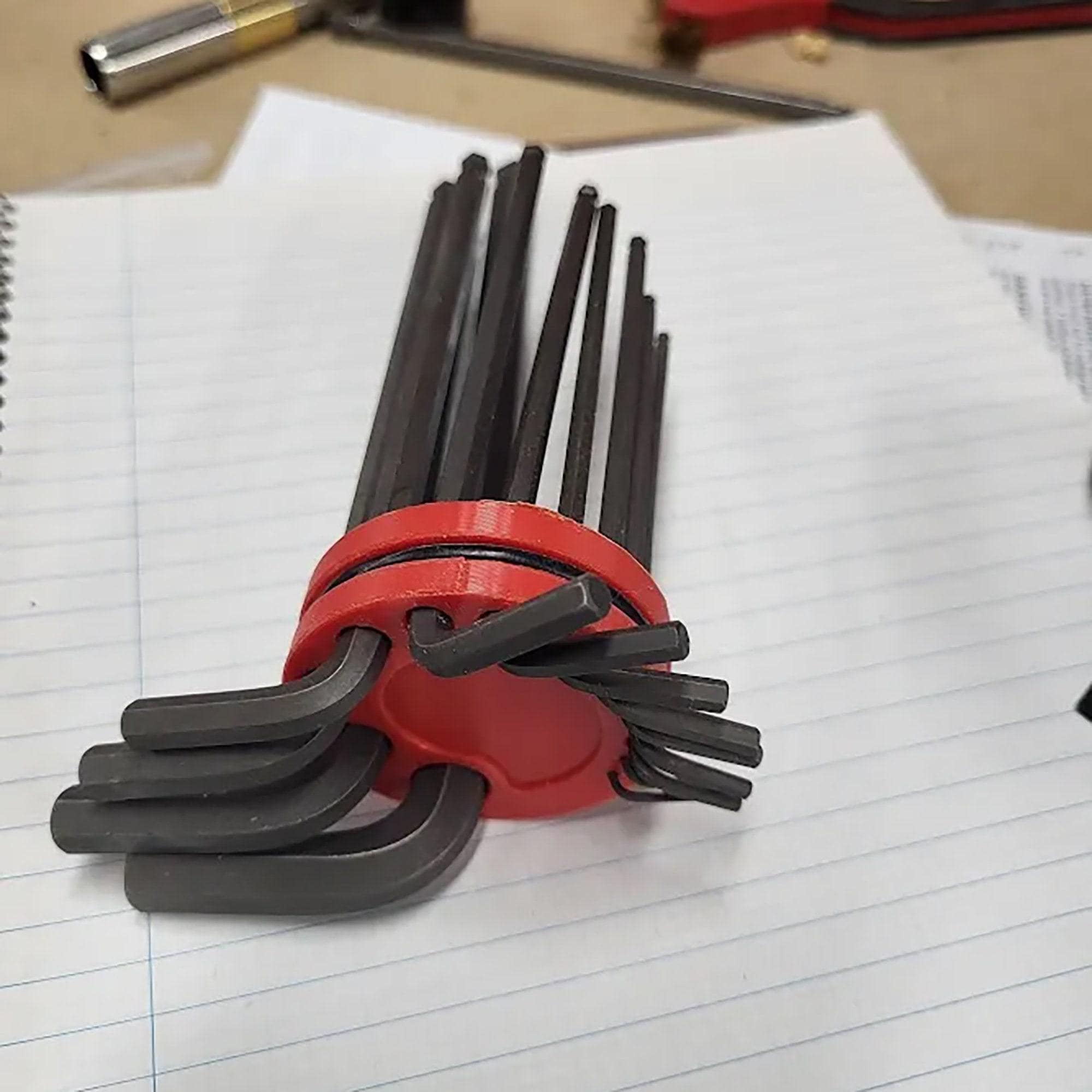 Allen Wrench Hex Key Holder, Tool Organizer, Garage Workshop Storage ...