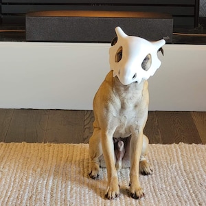 Cubone Dog Mask, Dinosaur Mask, Dog Costume Halloween, Funny Dog Gift ...