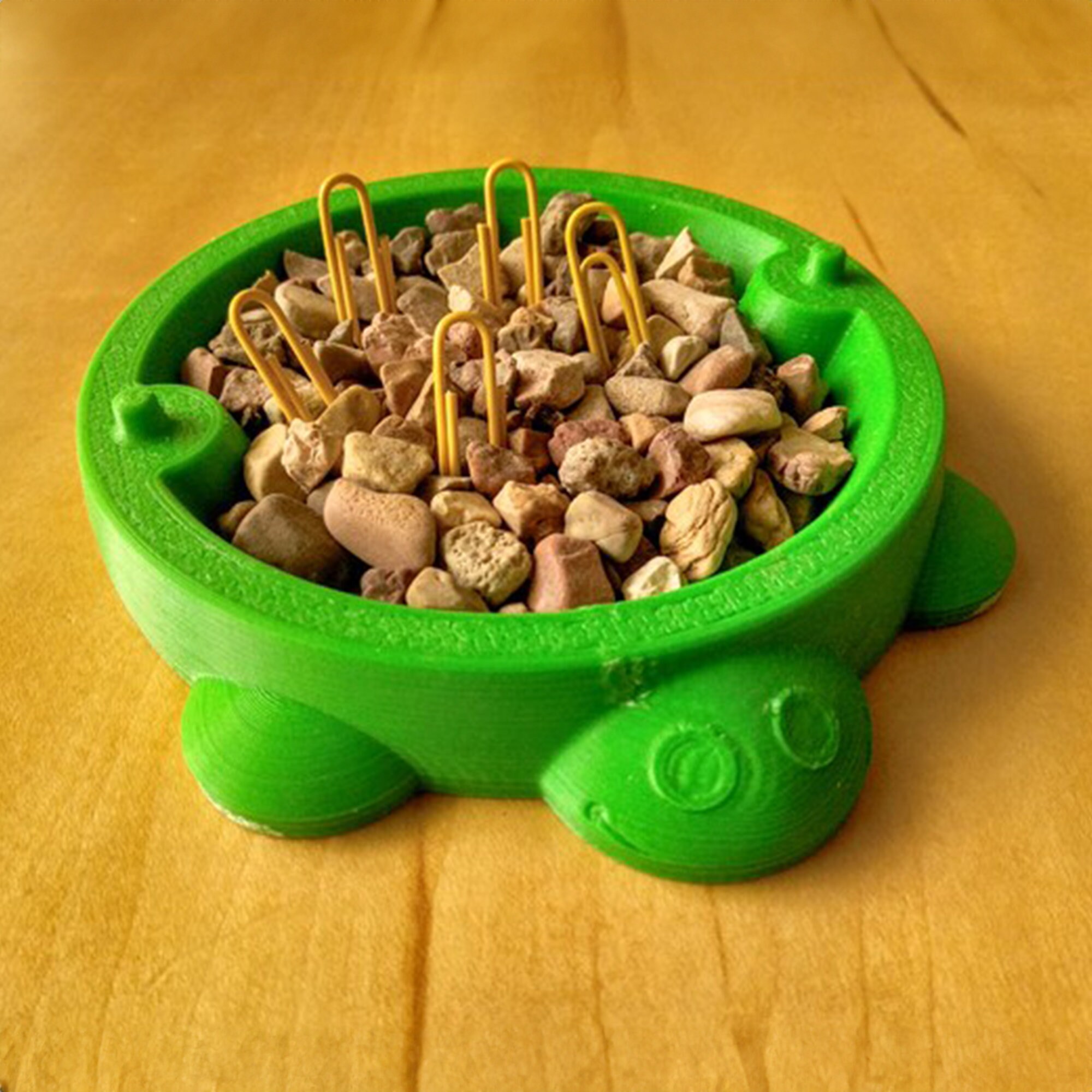 Cute Sandbox Turtle, Desk Bin Organizer, Pet Feeder Accessory, Fish ...