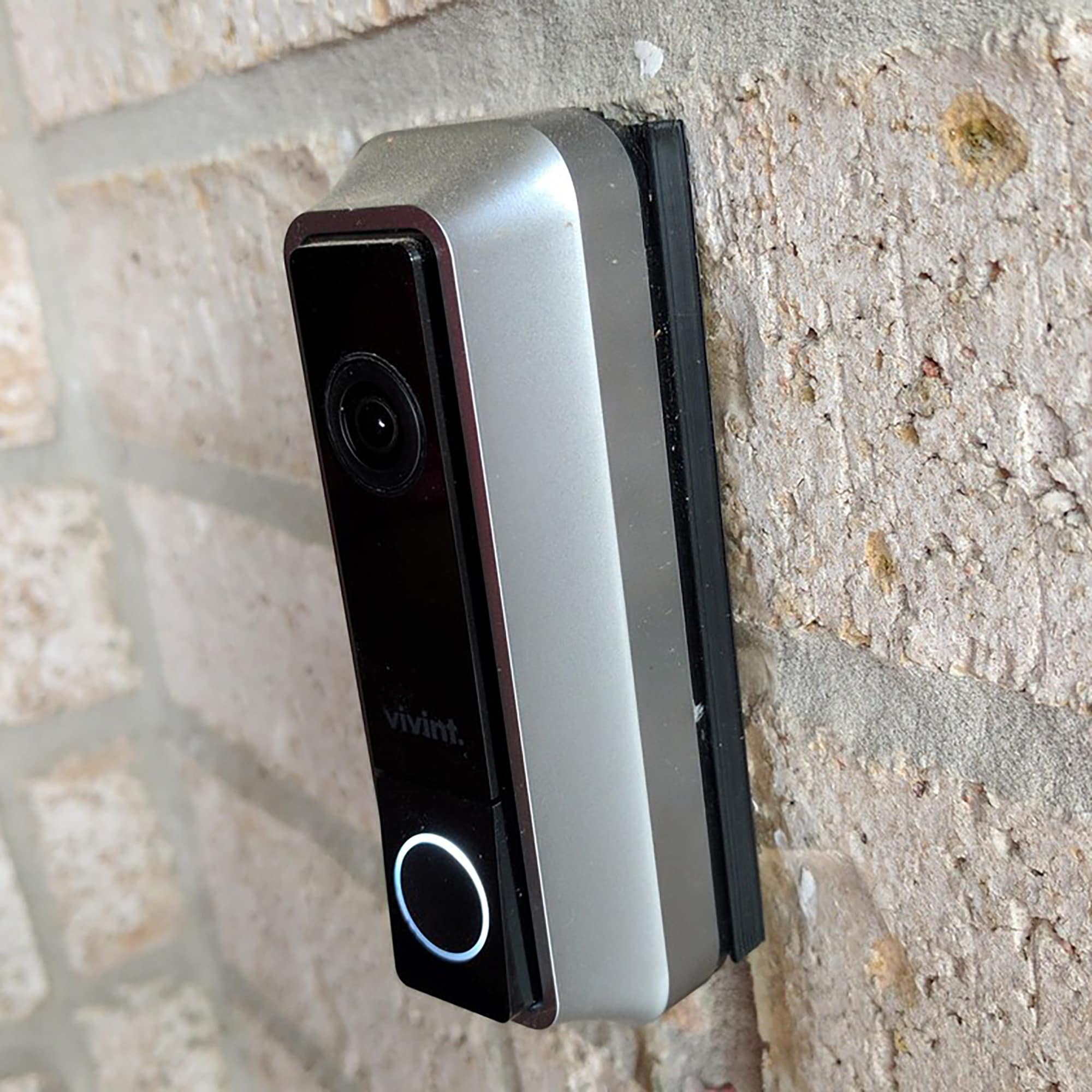 Vivint Doorbell Camera Wedge Angled Doorbell Mount Increased Field View Front Facing Camera Accessory Handy Cord Storage