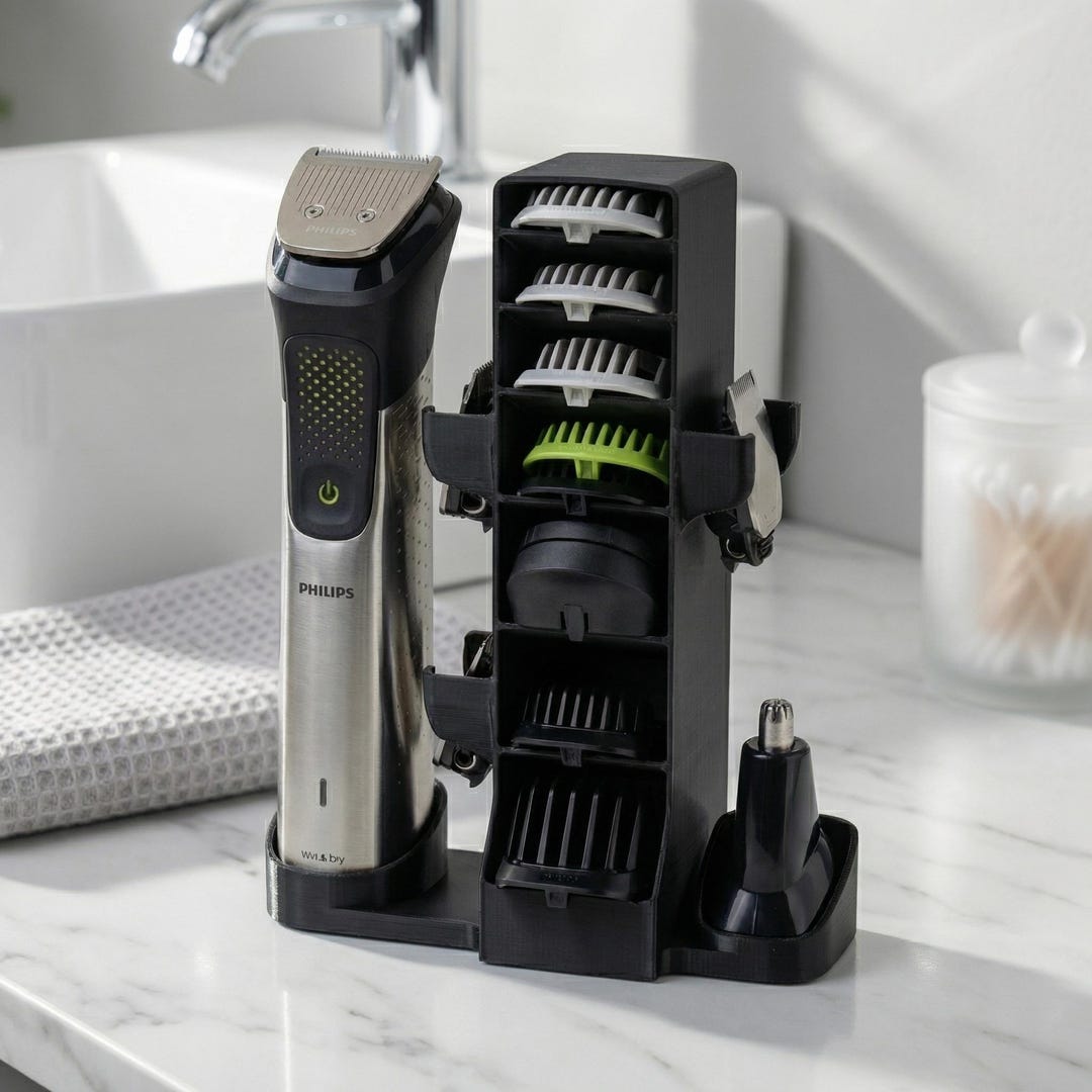 Shaver Stand for Philips Multigroom 7000 5000, Attachment Organizer - Etsy