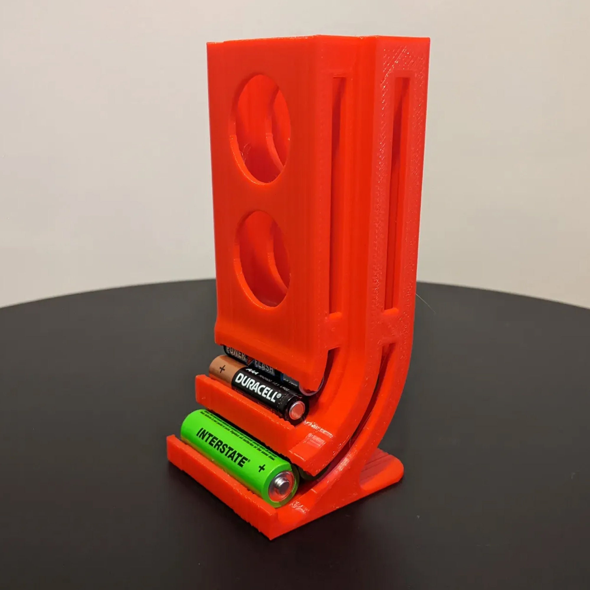 AA and AAA Battery Dispenser, Desktop Organizer, Handy Battery Holder ...