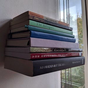 Secret Hidden Floating Bookshelf, Invisible Book Storage, Sleek Hidden ...