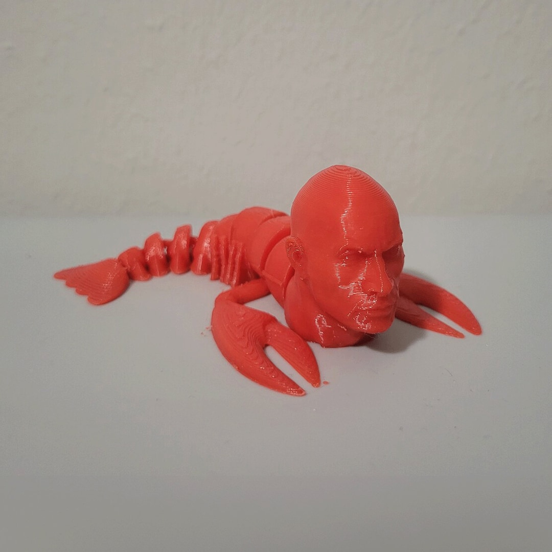 The Rock Lobster Fidget, Humorous Desk Companion, Articulated Lobster ...
