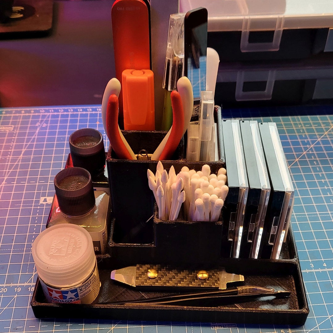 Tool Holder for Model Building, Miniature and Warhammer Organizer ...
