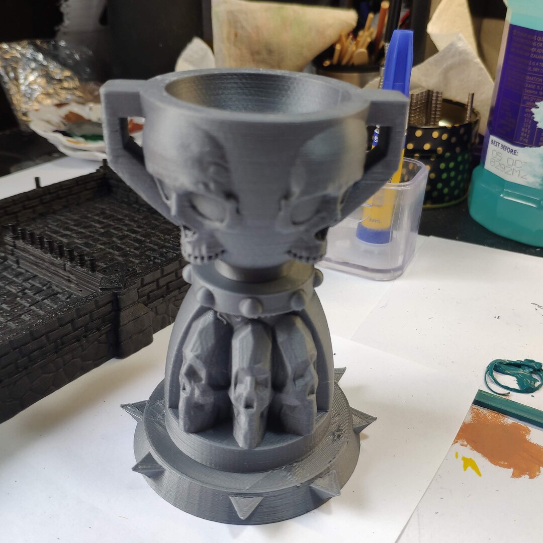 Blood Bowl Trophy, Vintage Game Night Prize, Authentic Tournament Award ...