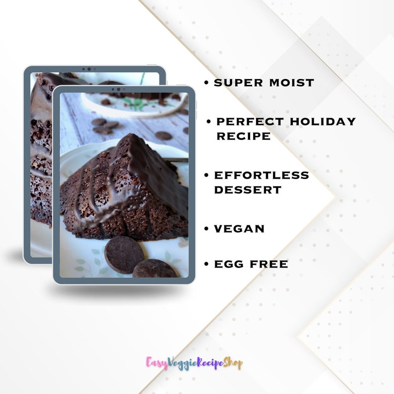 Bread Machine Chocolate Cake | Instant Digital Download | Recipe ...