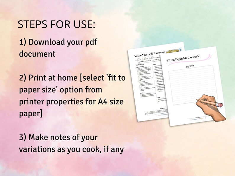 Mango Ice Cream Recipe PDF | Printable | Digital Download - Etsy