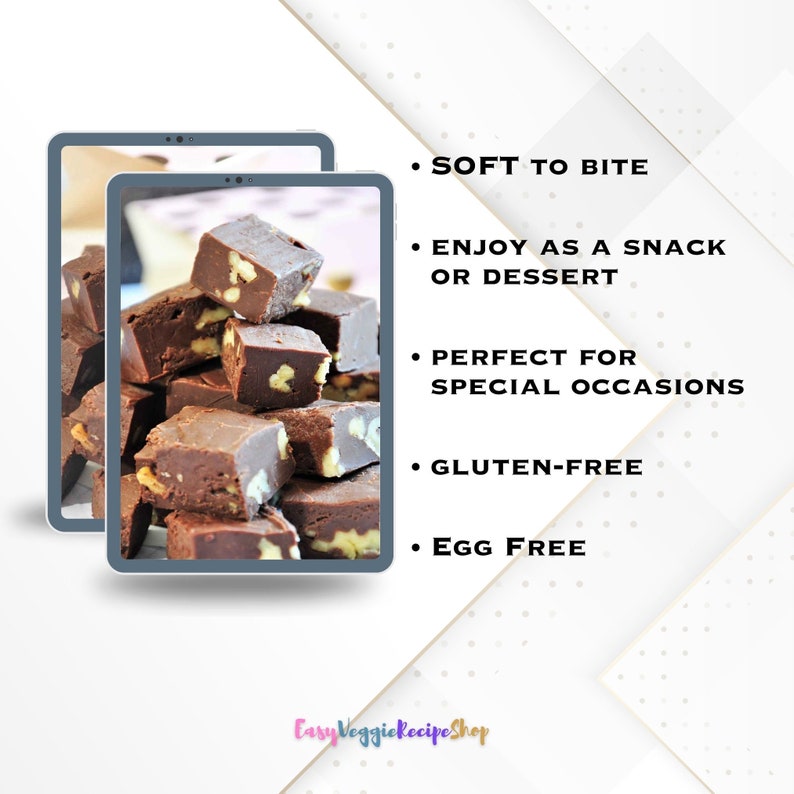 Chocolate Fudge Recipe | Instant Digital Download | Printable Recipe - Etsy