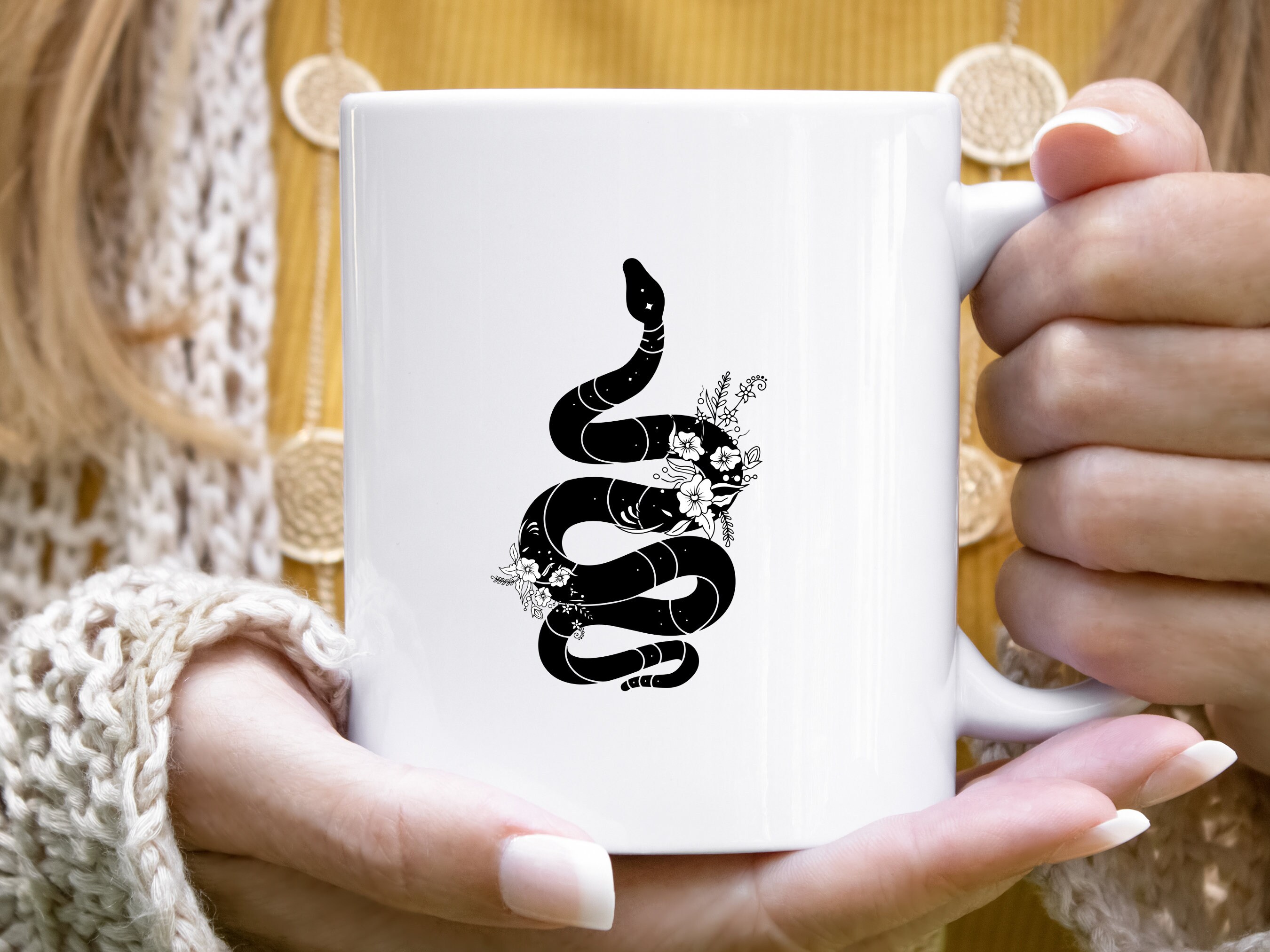 Floral Snake Svg Bundle Snake Svg Snake With Flowers Svg - Etsy