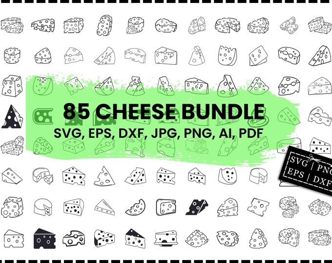 Cheese Svg Cheese Svg Cut Files Cheese Cricut Svg Cheese Clipart Svg ...