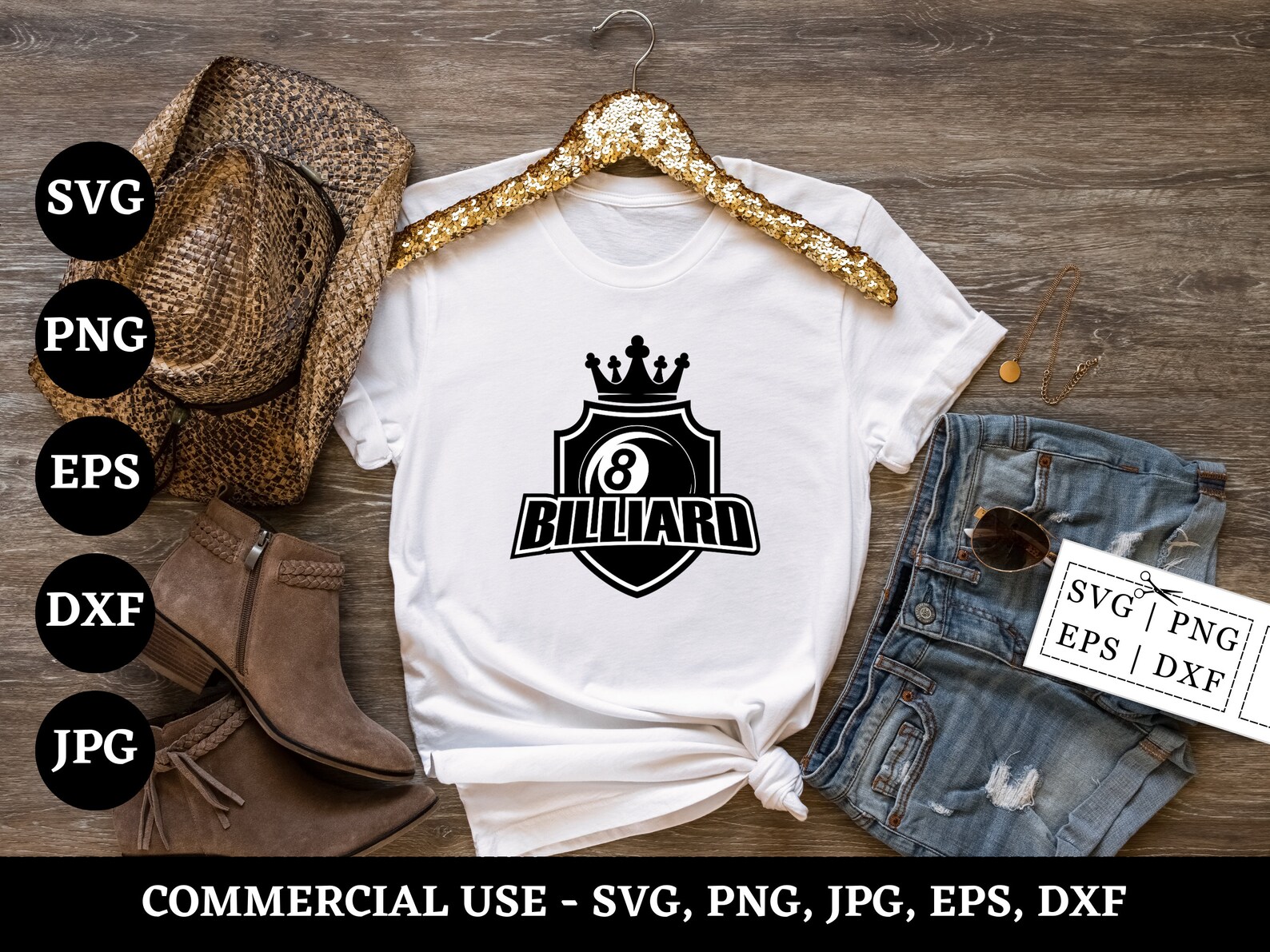 Billiard SVG Bundle, Billiard SVG, Billiard Clipart, Cut Files for ...