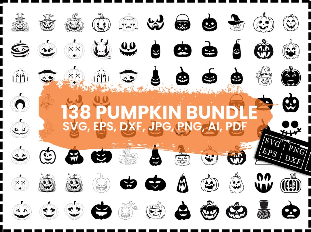 Pumpkin Svg Bundle, Pumpkin Png Bundle, Fall Pumpkin Svg, Pumpkin ...