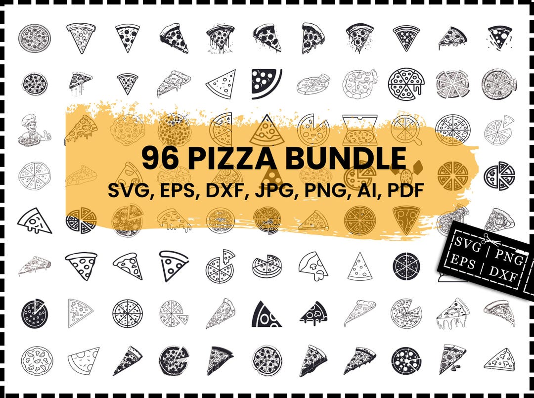 Pizza Svg Bundle, Pizza Png Bundle, Pizza Clipart Bundle, Pizza Svg ...