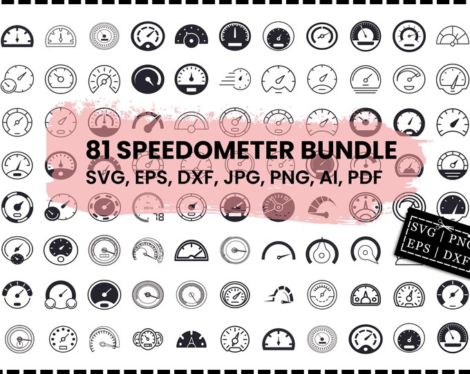 Speedometer Icons Svg, Meter Svg, Measuring Gauge, Fuel Gauge, Odometer ...