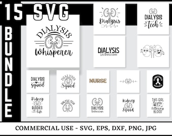 Dialysis Svg Bundle Cricut Dialysis Png Bundle Dialysis Shirt Design ...