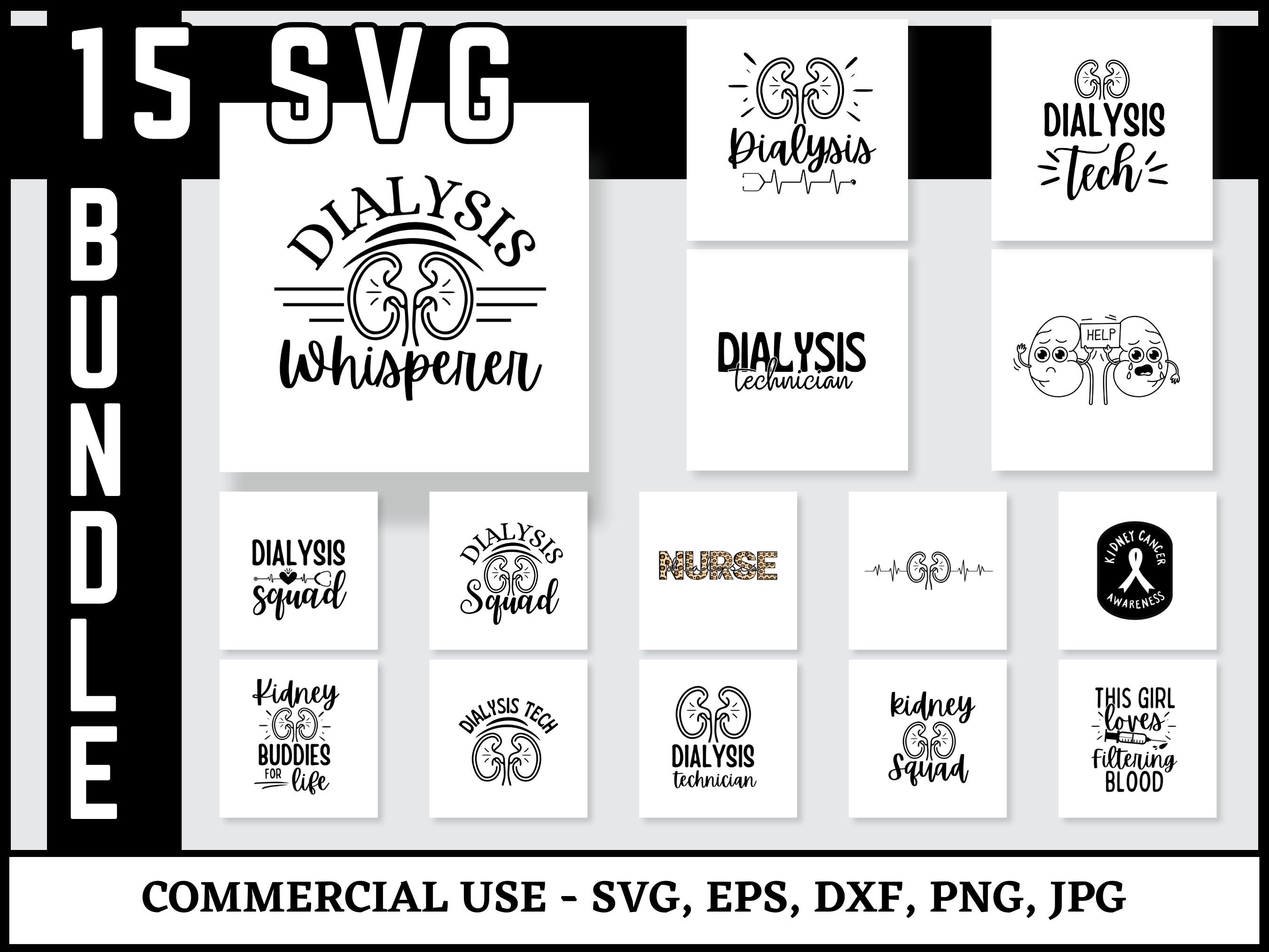 Dialysis Svg Bundle, Dialysis Png Bundle, Dialysis Shirt Design Bundle ...