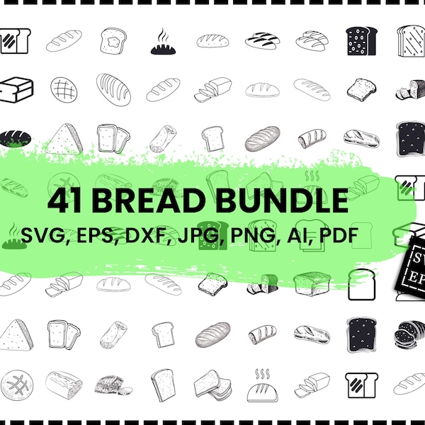 Bread Svg - Etsy