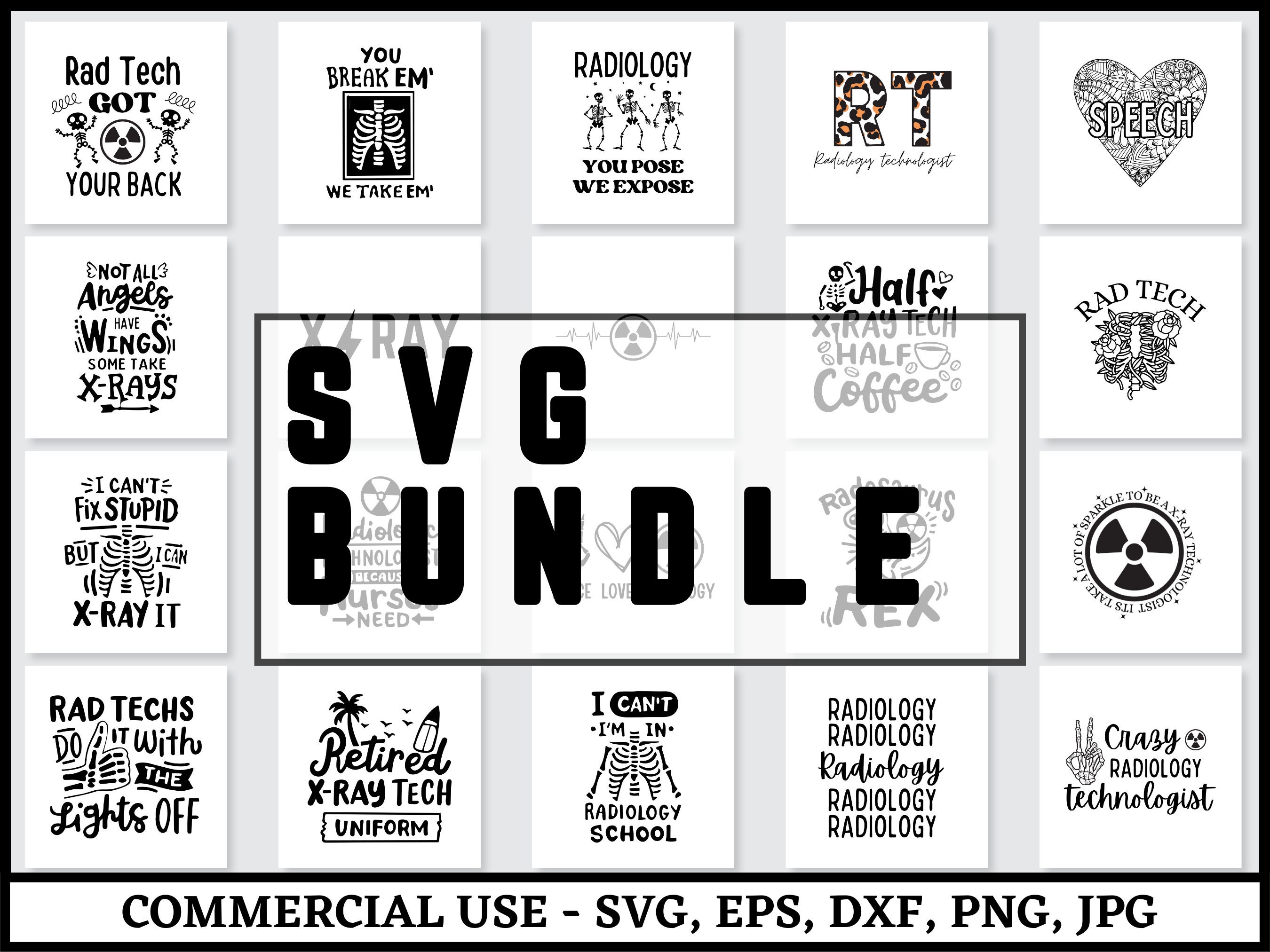 X-ray Tech Svg Bundle X-ray Technologist Svg X-ray - Etsy