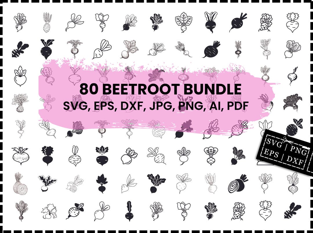 Beetroot Svg Bundle, Beetroot Svg, Vegetable Svg, Beetroot Clipart ...