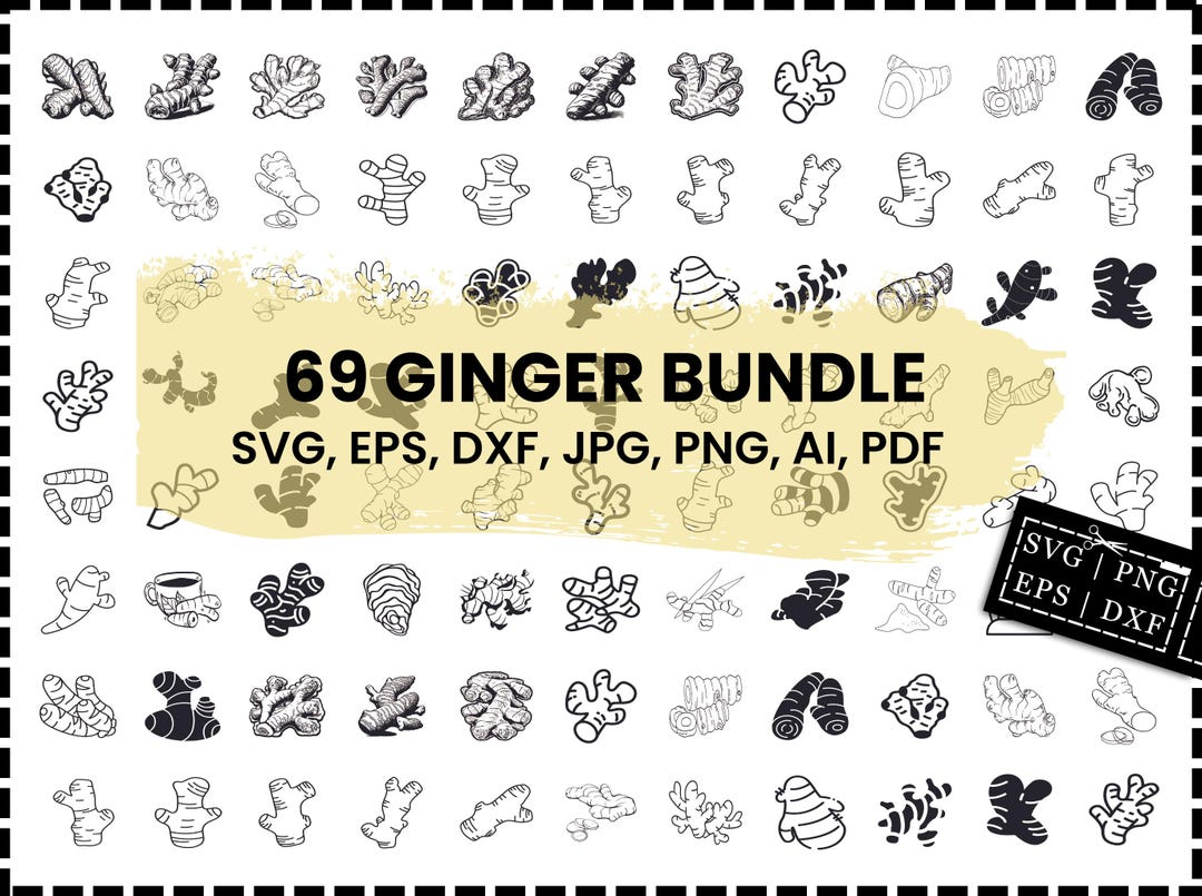 Ginger Svg Bundle, Ginger Svg Cut Files, Ginger Svg, Ginger Clipart ...