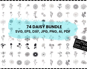 Daisy Svg Clipart Cricut - Etsy