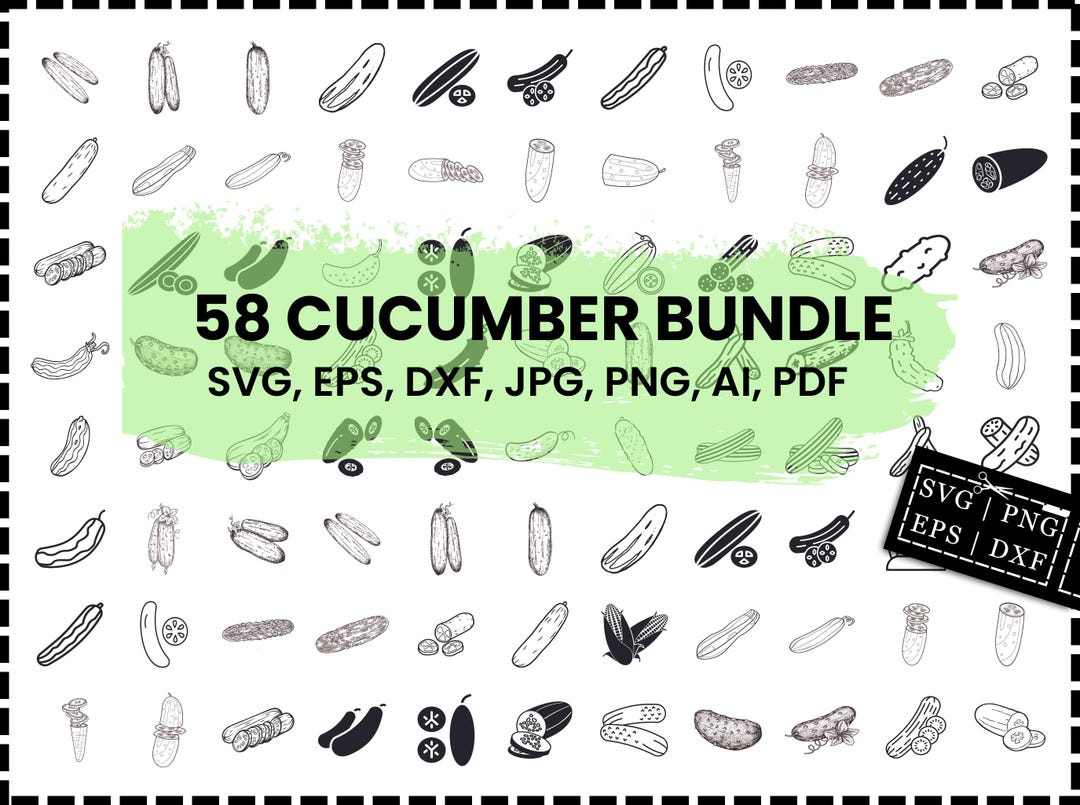 Cucumber Svg Bundle, Cucumber Svg, Cucumber Cricut Svg, Cucumber Svg ...