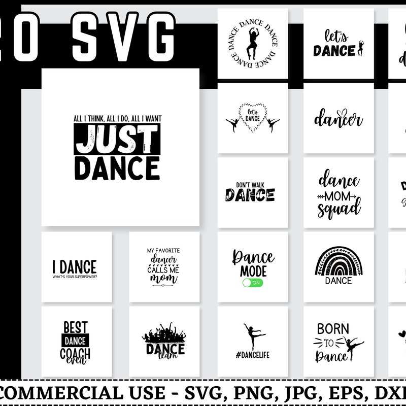 Dance Svg - Etsy