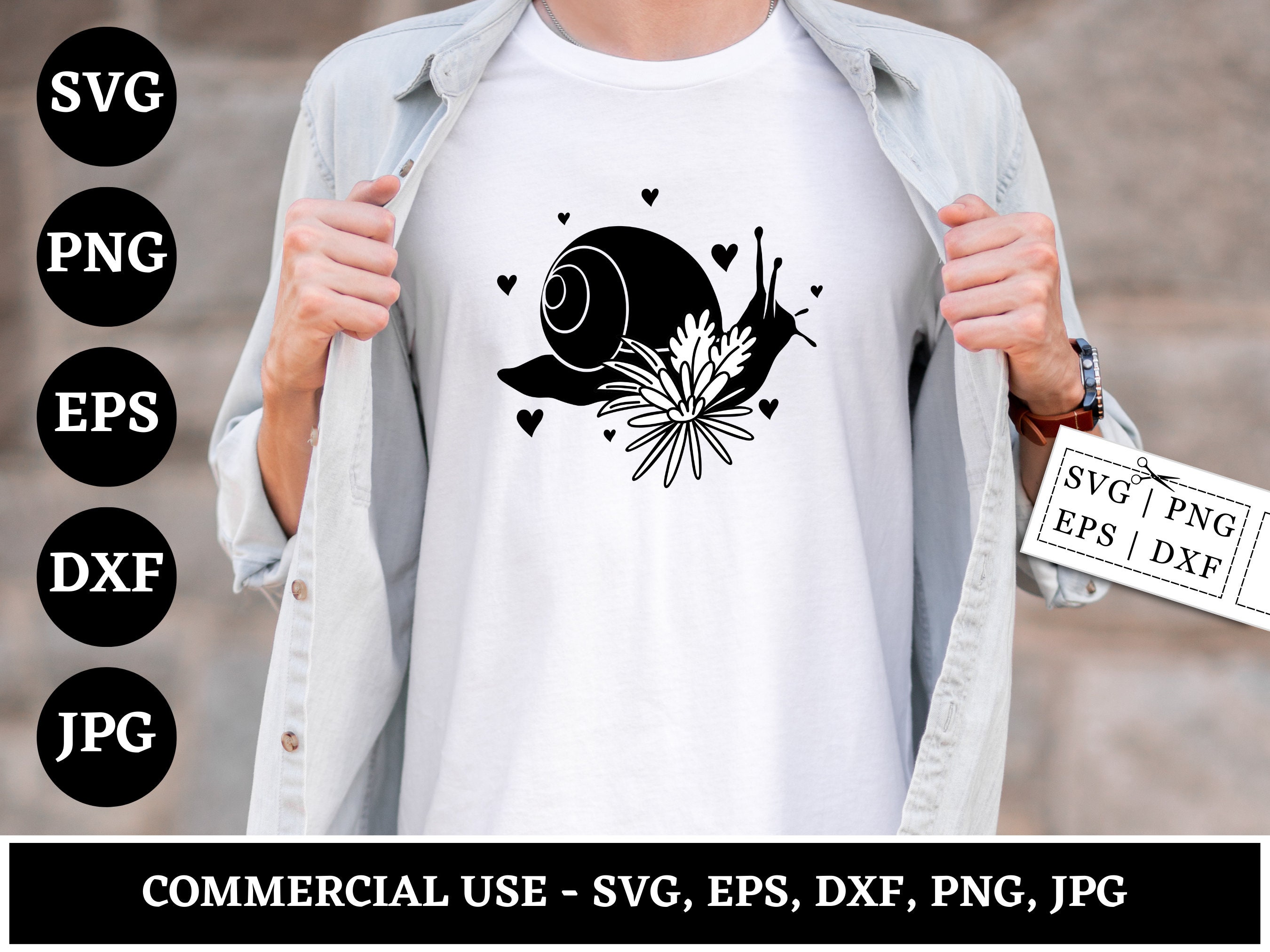 Snail SVG Bundle Snail Cut Files Snail Vector Snail PNG - Etsy