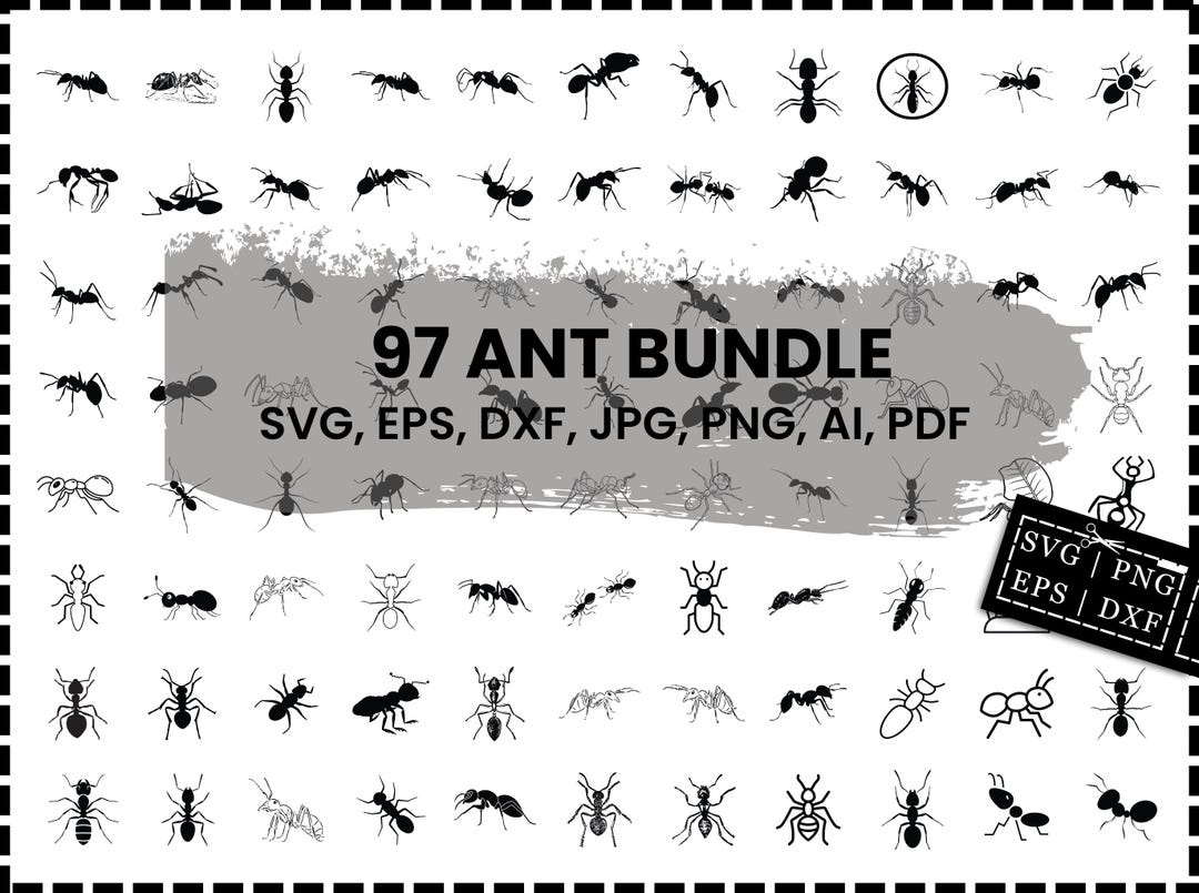 Ant Svg, Ants Svg, Ant Printable, Ant Designs Svg, Insect Svg, Ant Svg Bundle, Ant Dxf, Ant Png ...