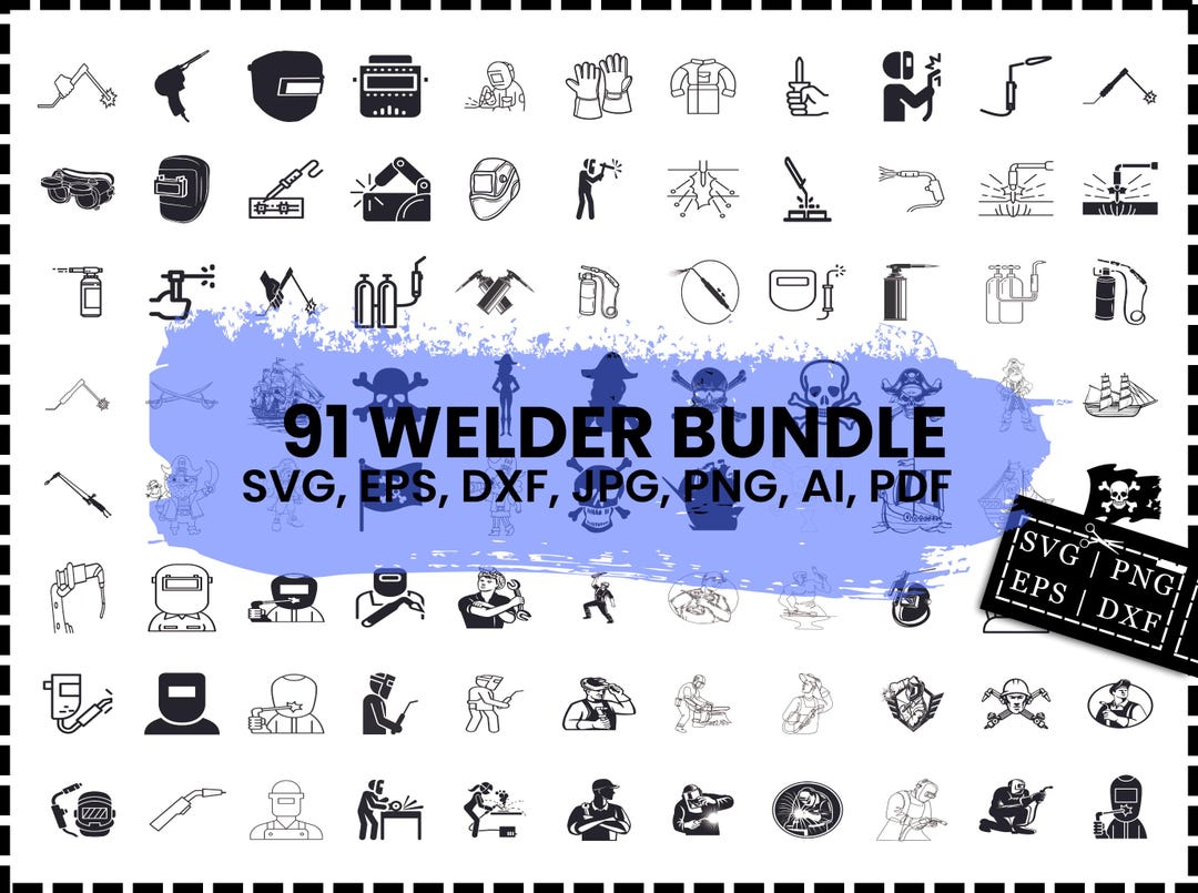 Welder Svg Bundle, Welder Png Bundle, Welder Clipart, Welder Svg Cut ...