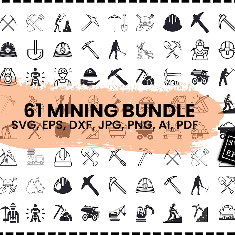 Mining Vector - Etsy