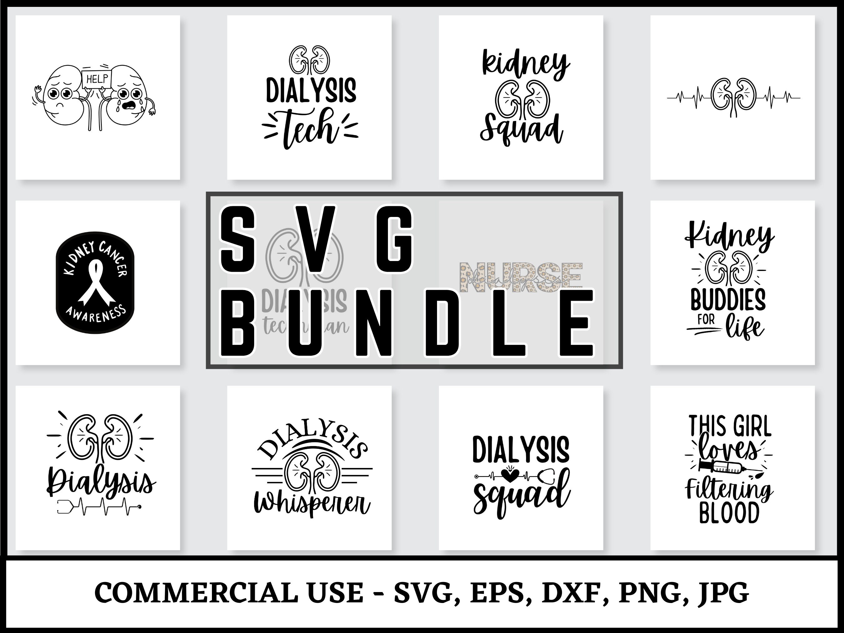 Dialysis Svg Bundle, Dialysis Png Bundle, Dialysis Shirt Design Bundle ...
