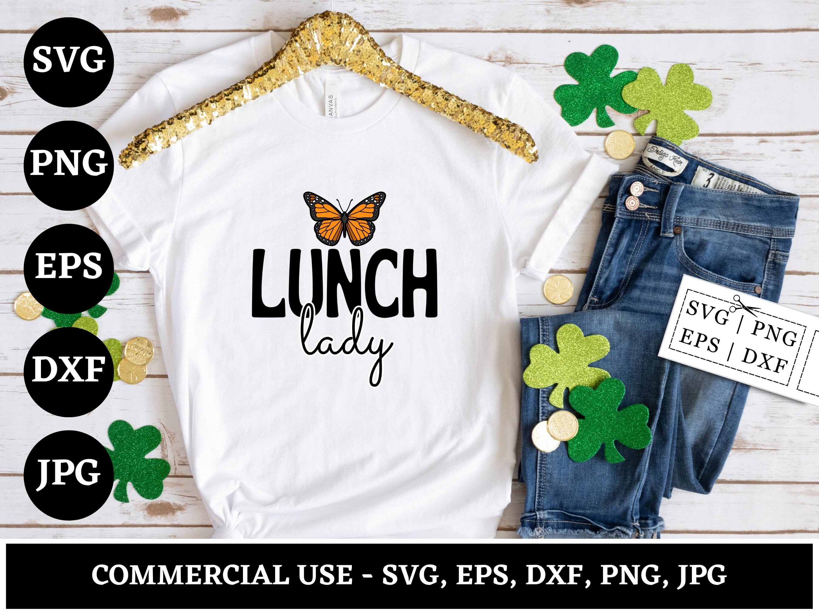 Lunch Lady Svg Bundle, Lunch Lady Shirt Design Bundle, Svg, Png, Esp ...