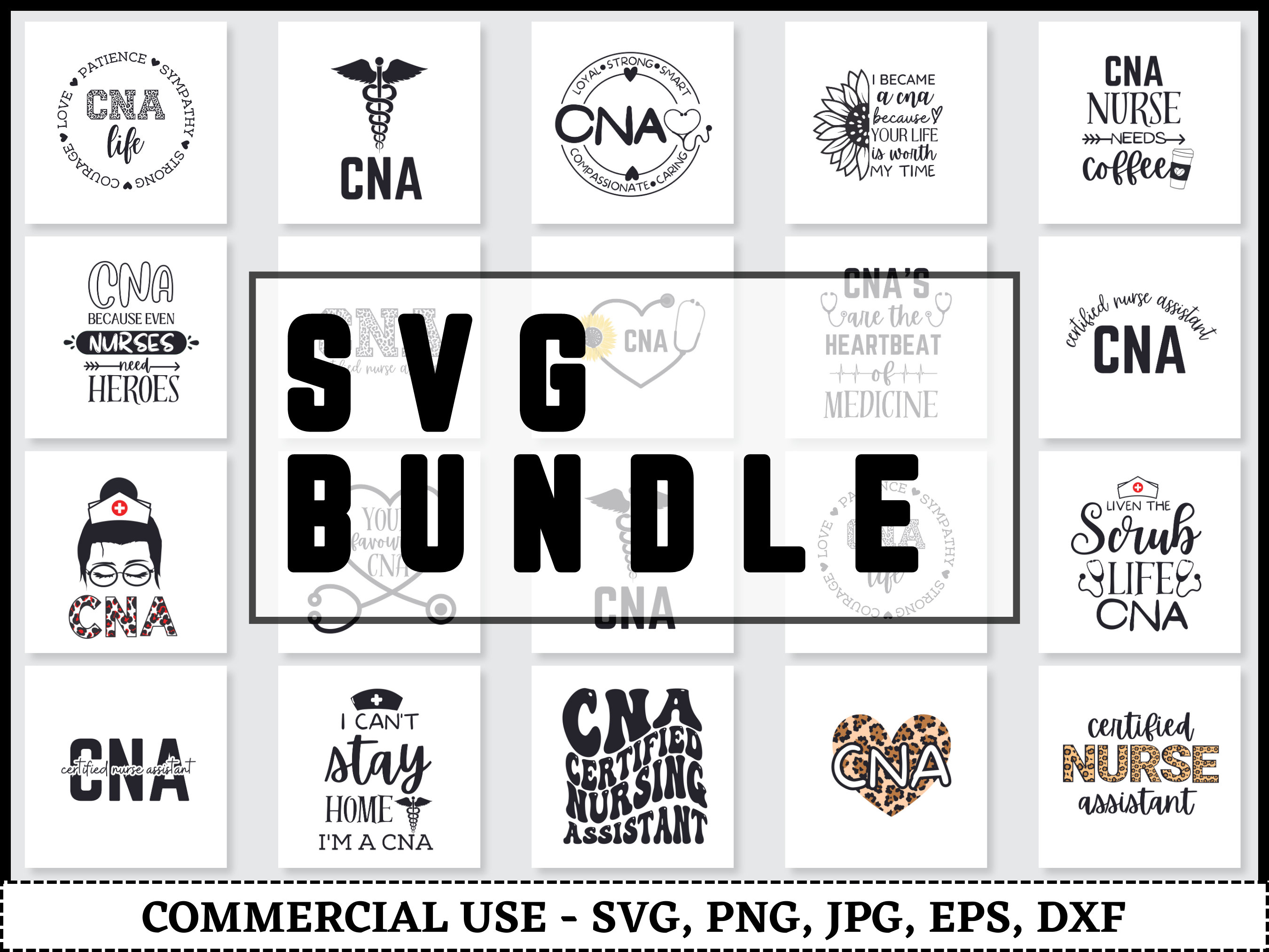 Cna Svg Bundle, Nurse Svg, Nurse Life Svg, Medical Svg, Cna Life, Cna ...
