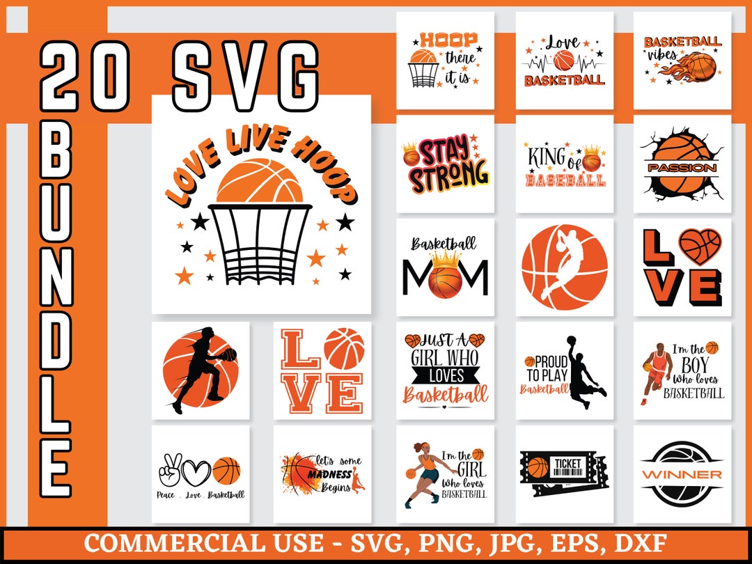 Basketball Svg Bundle, Basketball Mom Svg, Basketball Player SVG ...