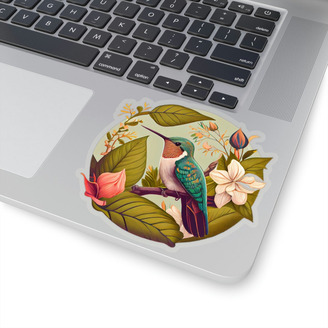 Waterproof Vinyl Sticker - Hummingbird Paradise Sticker - Etsy