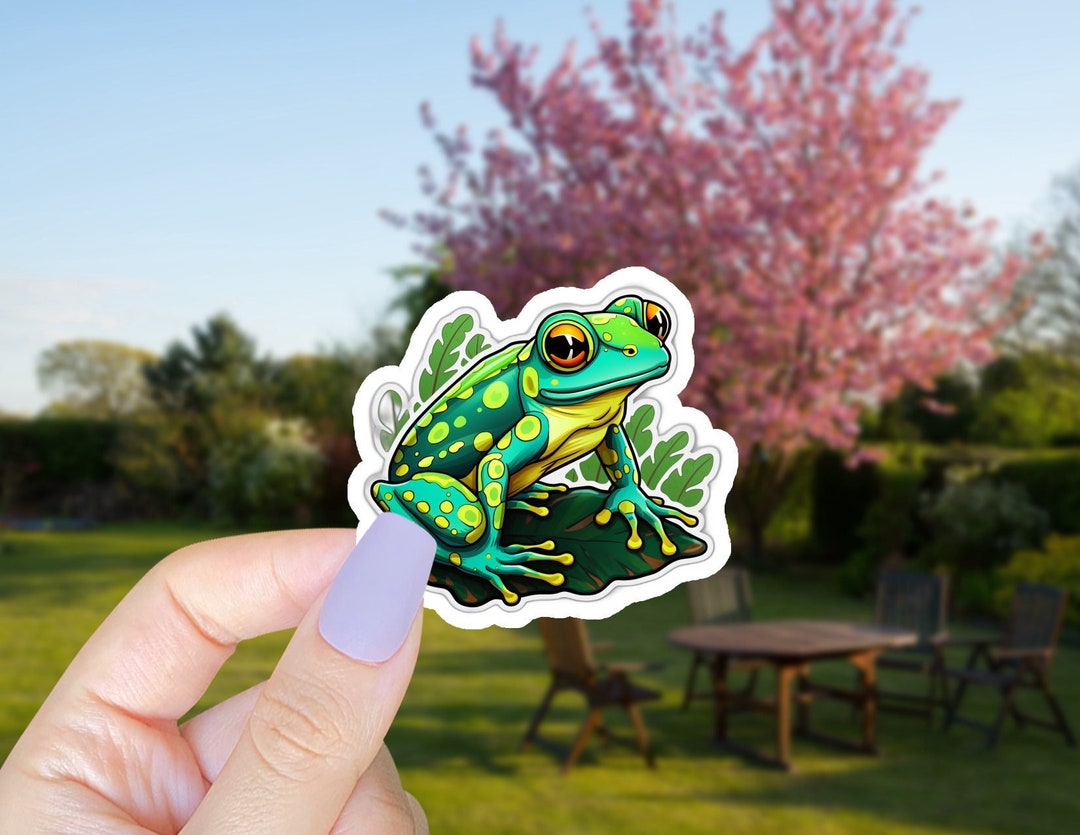 Tropical Rainforest Frog - 2 Inch Waterproof Vinyl Sticker - Etsy