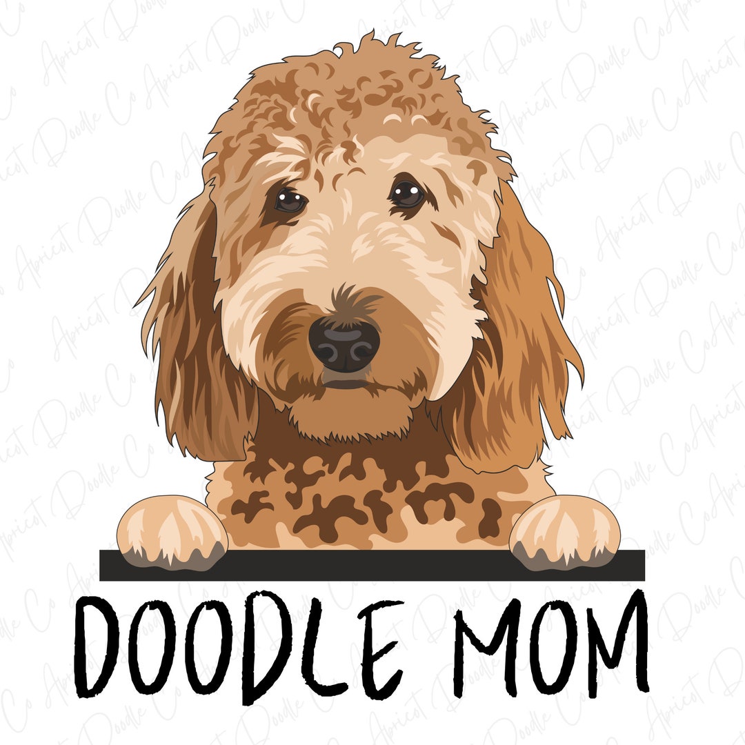 Doodle Mom PNG, Goldendoodle PNG, Goldendoodle Image, Doodle Mom Image ...