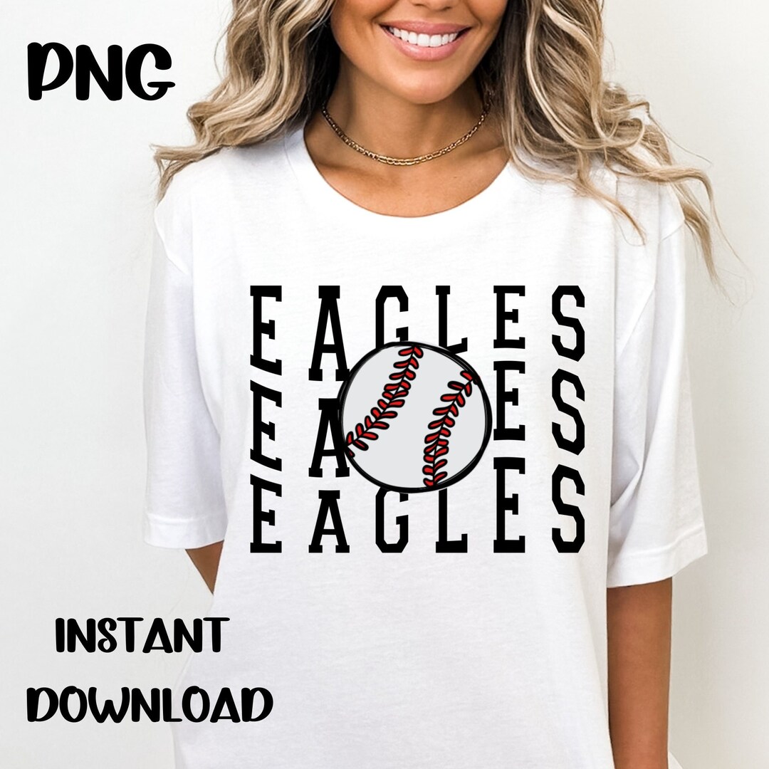 Eagles Baseball PNG, Eagles Sublimation, Eagles Mascot PNG, Eagles ...